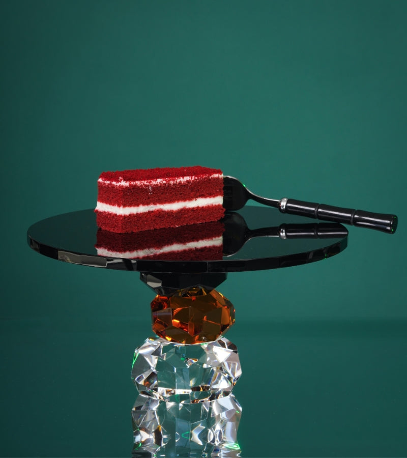Ambrosiá Handmade Crystal Cake Stand, Serving Stand – ARCAICÓ